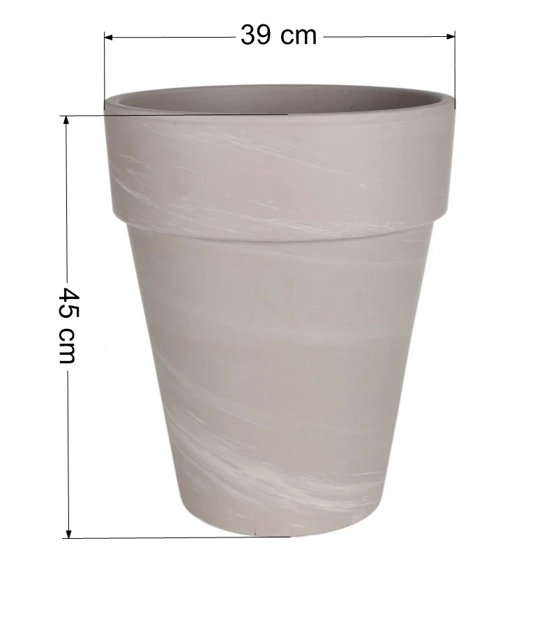 Donica z terakoty XL 45 cm Granit | 39x45 cm Planters